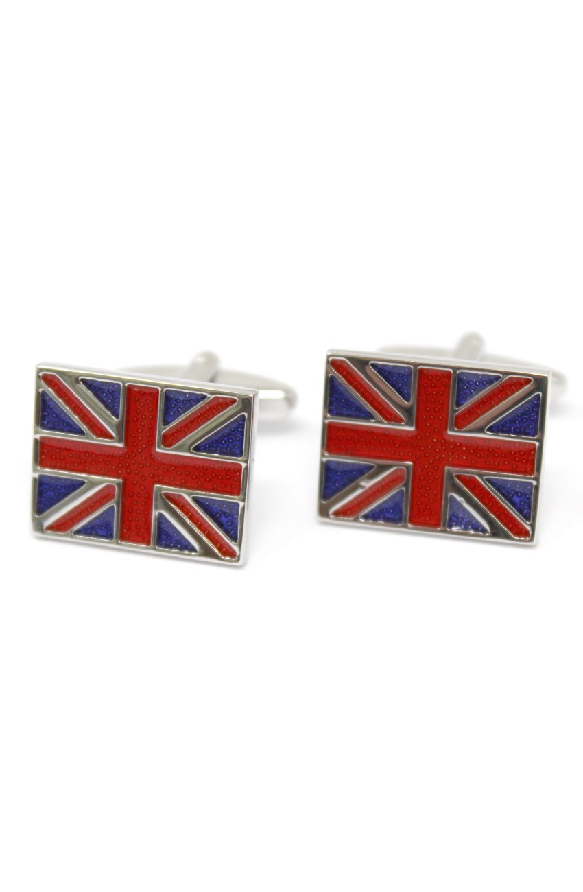 Soprano Enamelled Union Jack Cufflinks
